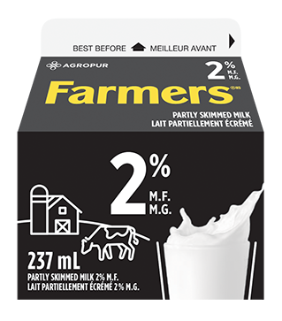237ML FARMERS MILK 2% | Agropur Solutions