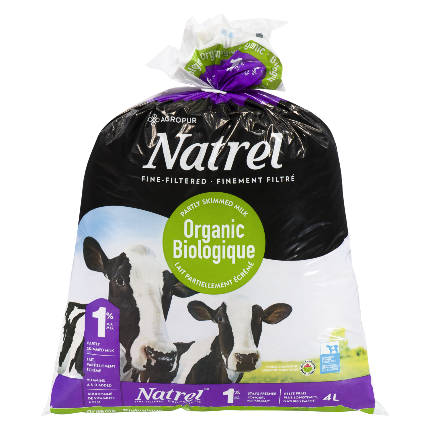 4L NATREL ORGANIC MILK 1% | Agropur Solutions
